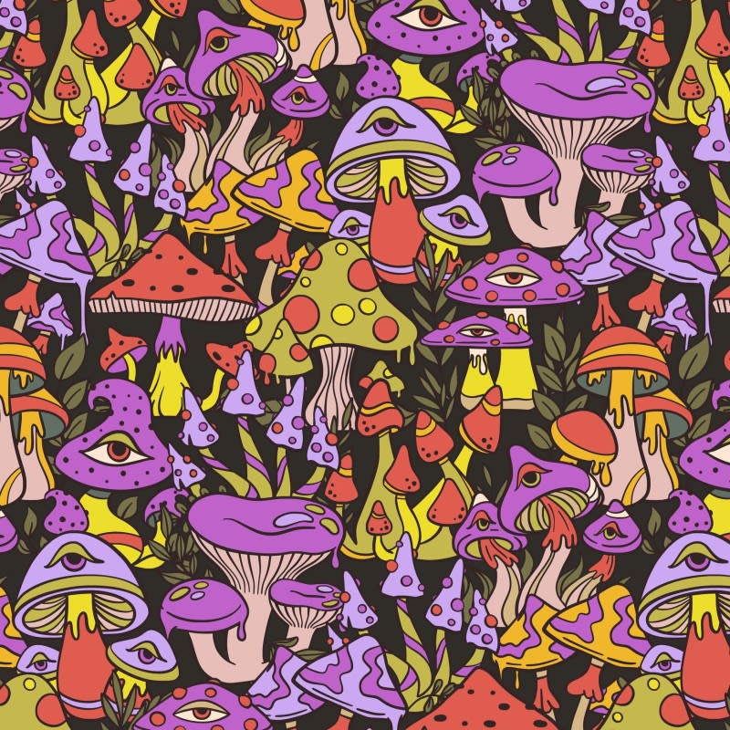 One mushroom spawns the same odd vision: tiny humans