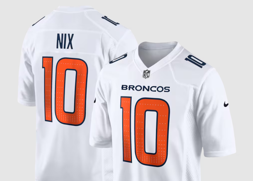 NFL selling 'fashion' jersey design that Broncos don't wear
