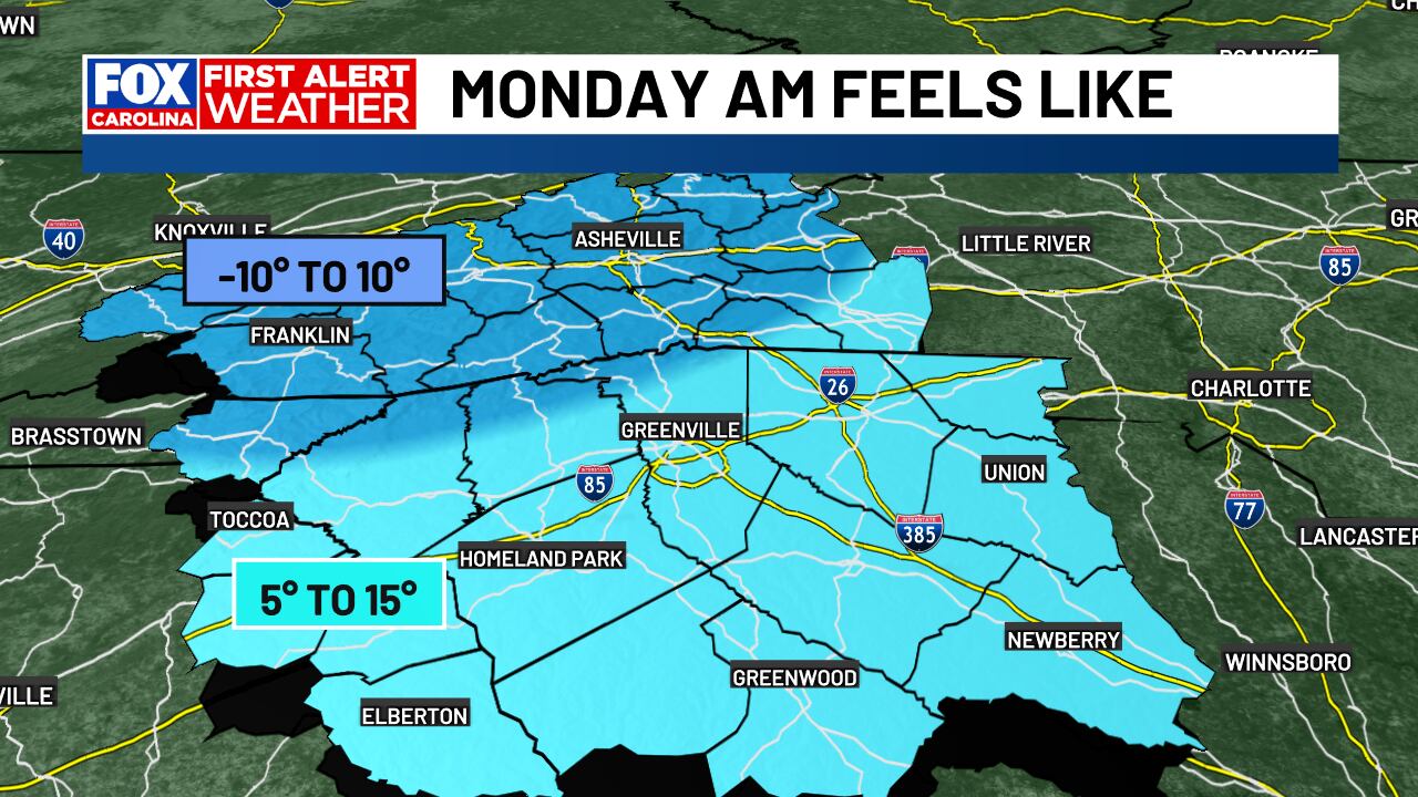 First alert weather days: Dangerous cold for Monday