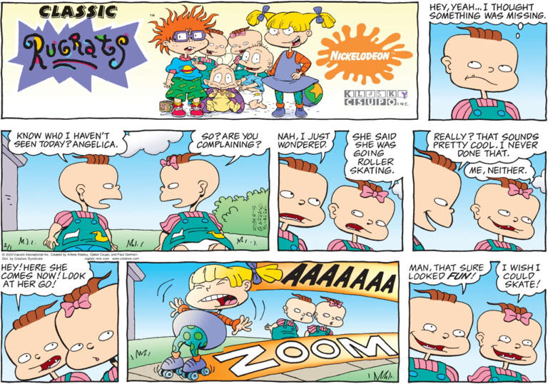 The latest 'Rugrats' comics by Nickelodeon