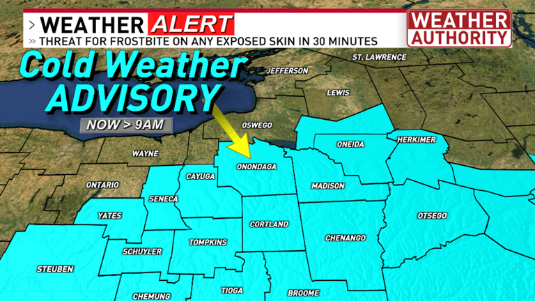 Cold and breezy Sunday in CNY, full moon tonight, Groundhog Day tomorrow