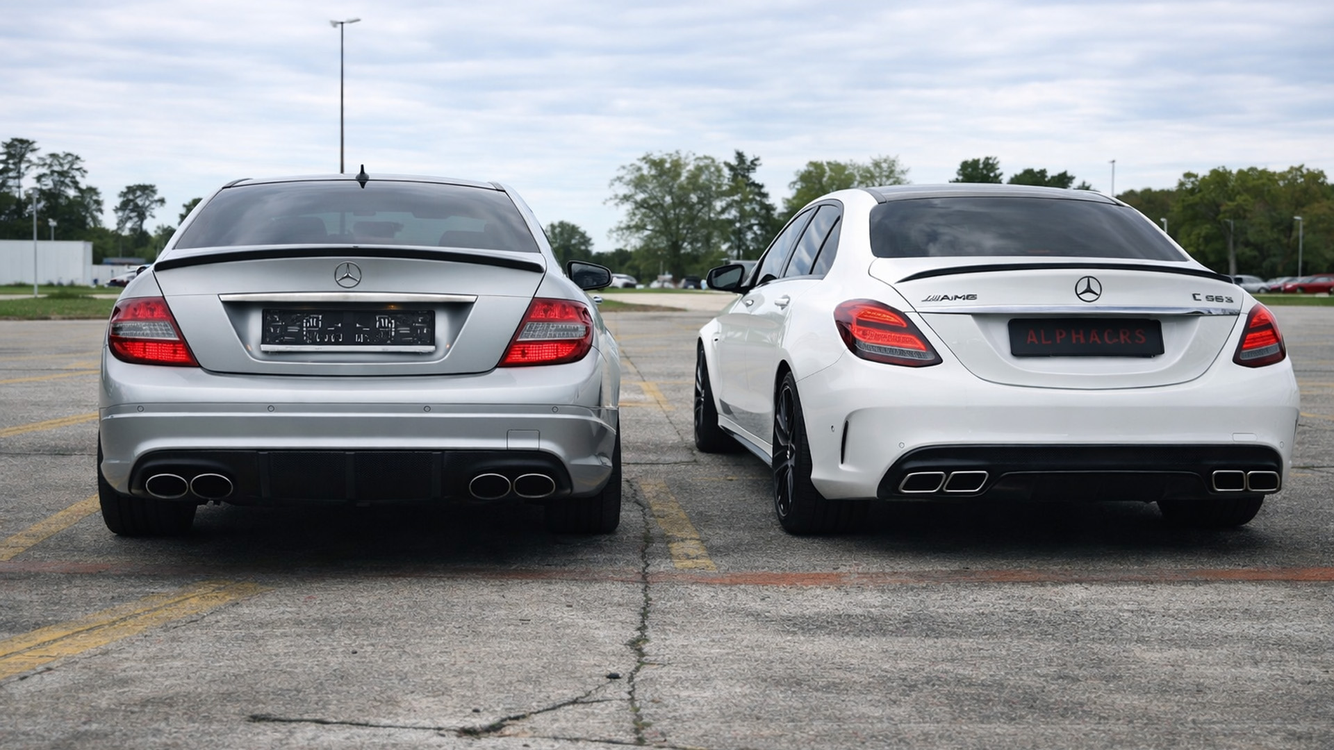 Mercedes sports sedans face off in Autobahn speed run
