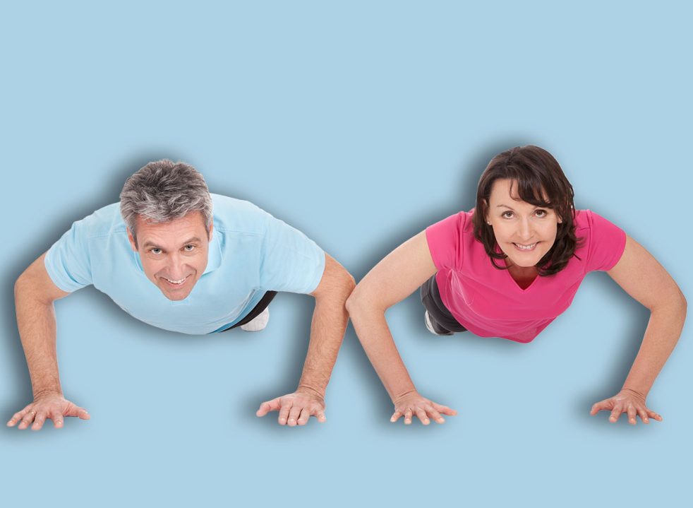 If you can do this many pushups after 50, your arm strength is top 10%