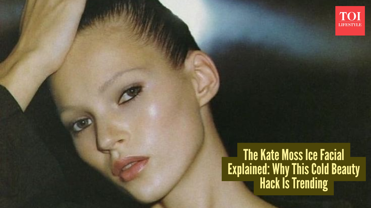 What is the ‘Kate Moss’ ice facial? The easy morning hack for glowing skin