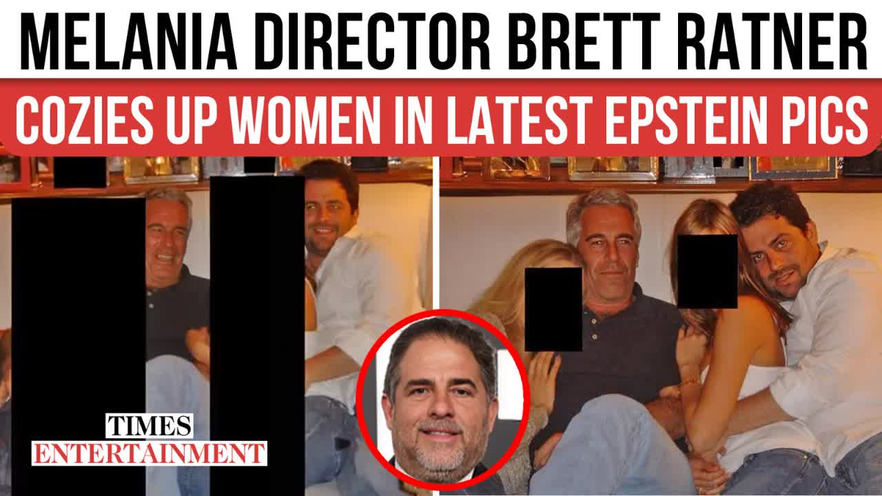 Brett Ratner seen embracing mystery woman beside Jeffrey Epstein in ...