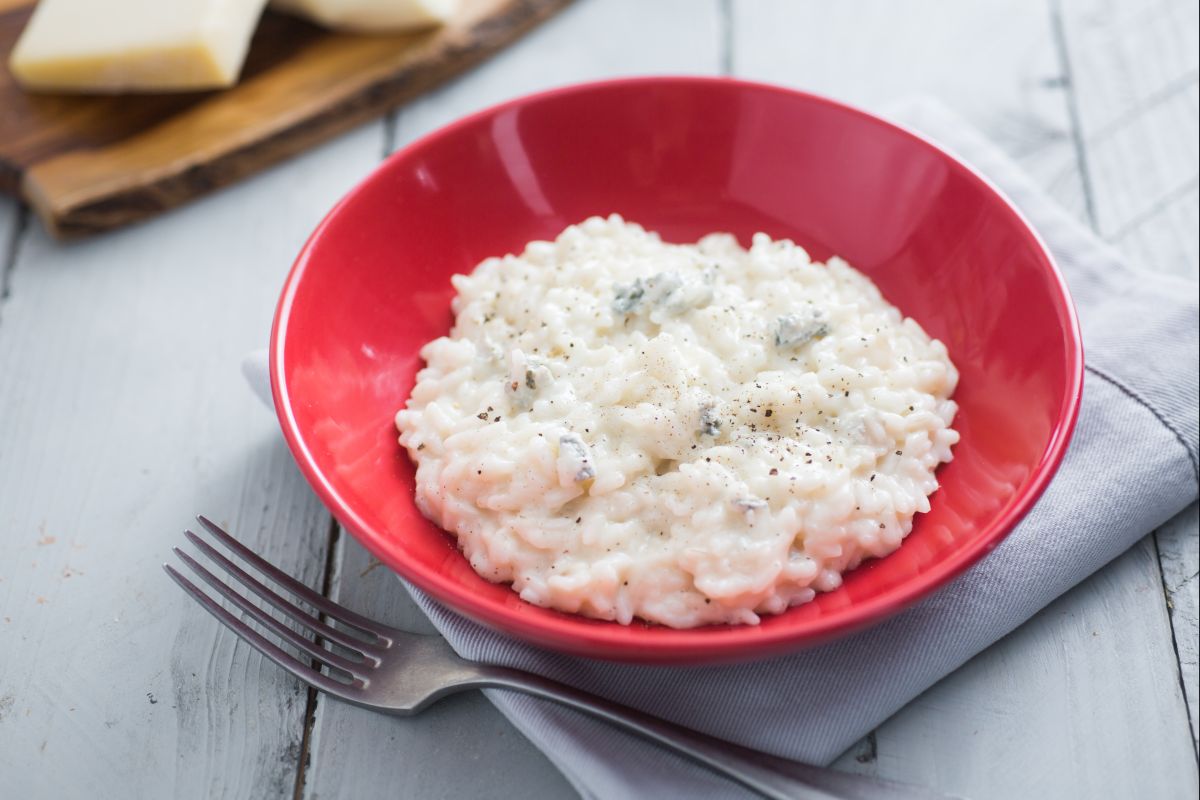 Four cheese risotto
