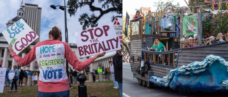 Double booked: Springtime, No Kings protest on same day, same time