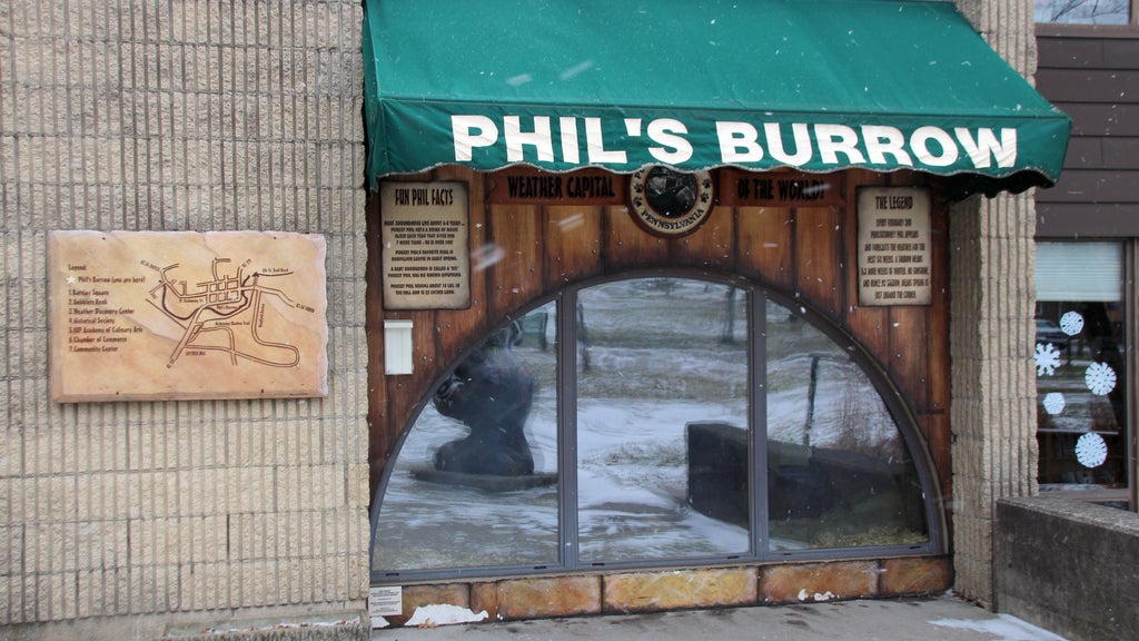 Here's where Punxsutawney Phil lives when he's not working on Groundhog Day
