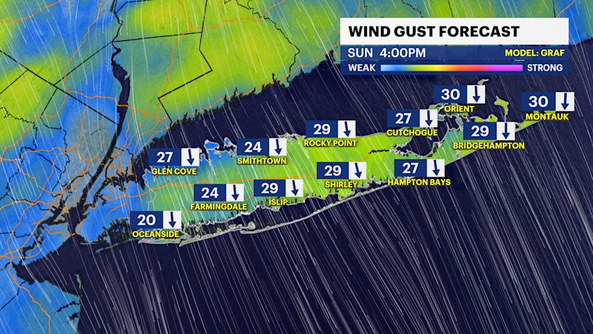 Bitter blast: Dangerous cold and strong winds on Long Island