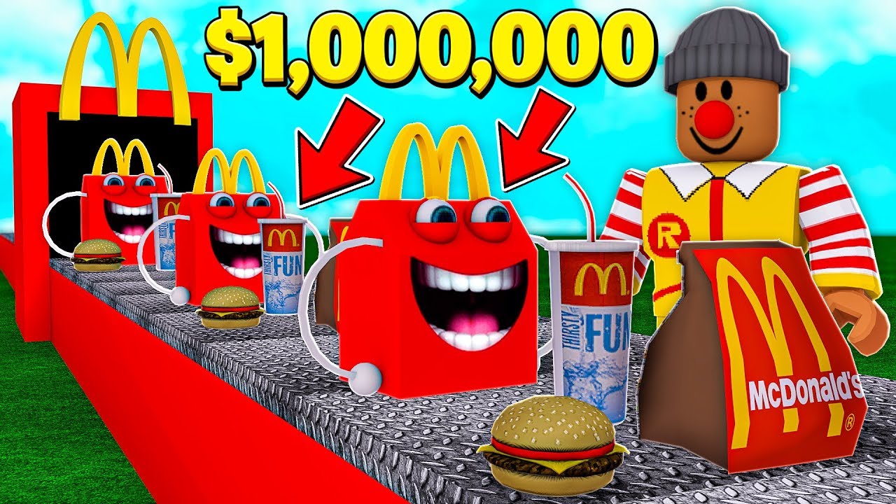 Building a $1,000,000 McDonald's tycoon in Roblox