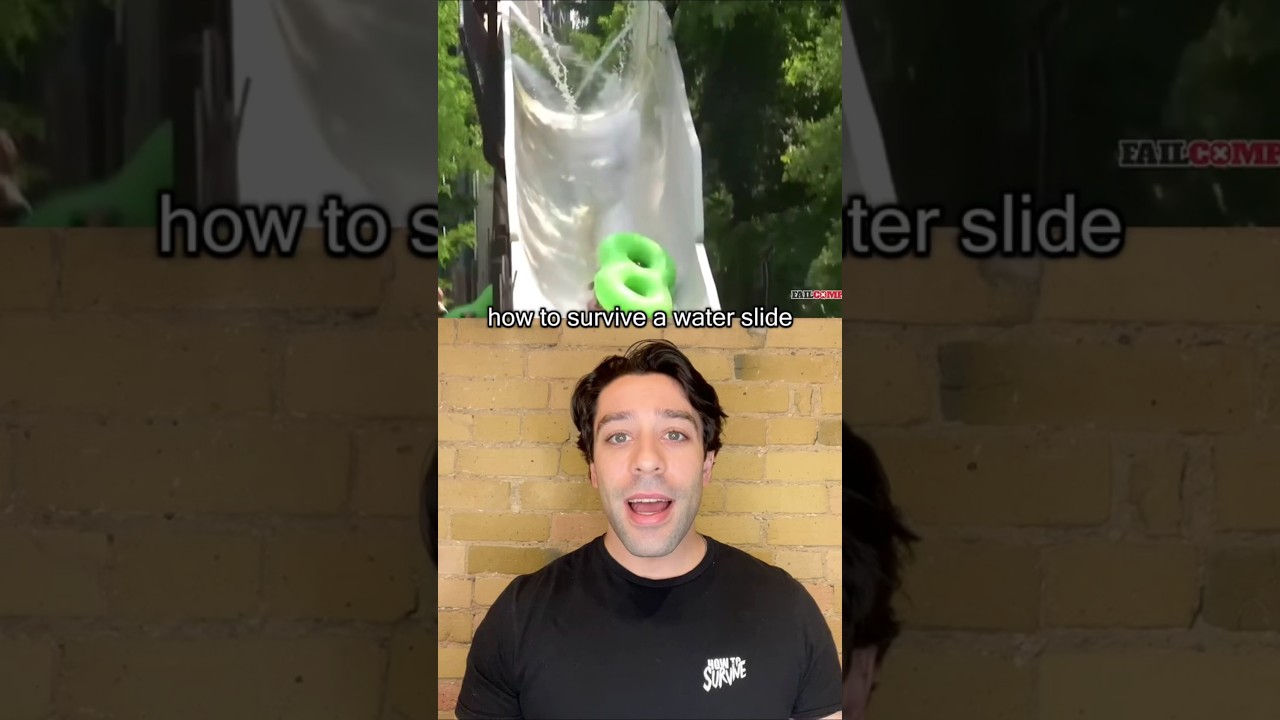 How to survive falling off a waterslide safely