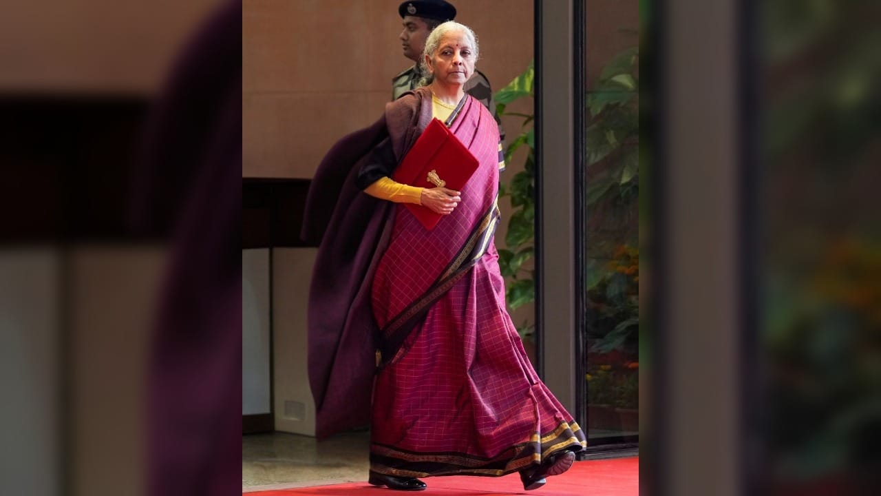 Saree semiotics of power: Fin Min Nirmala Sitharaman’s Kanjeevaram for ...
