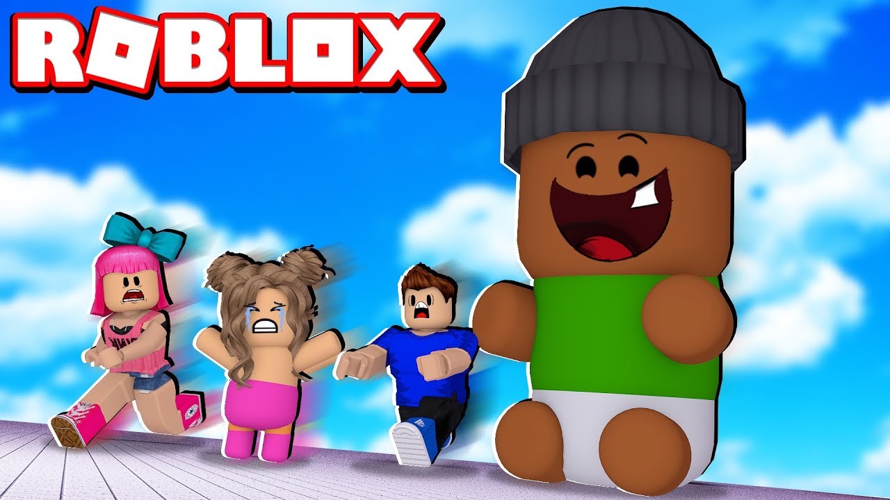 Watch me become the biggest baby ever in Roblox