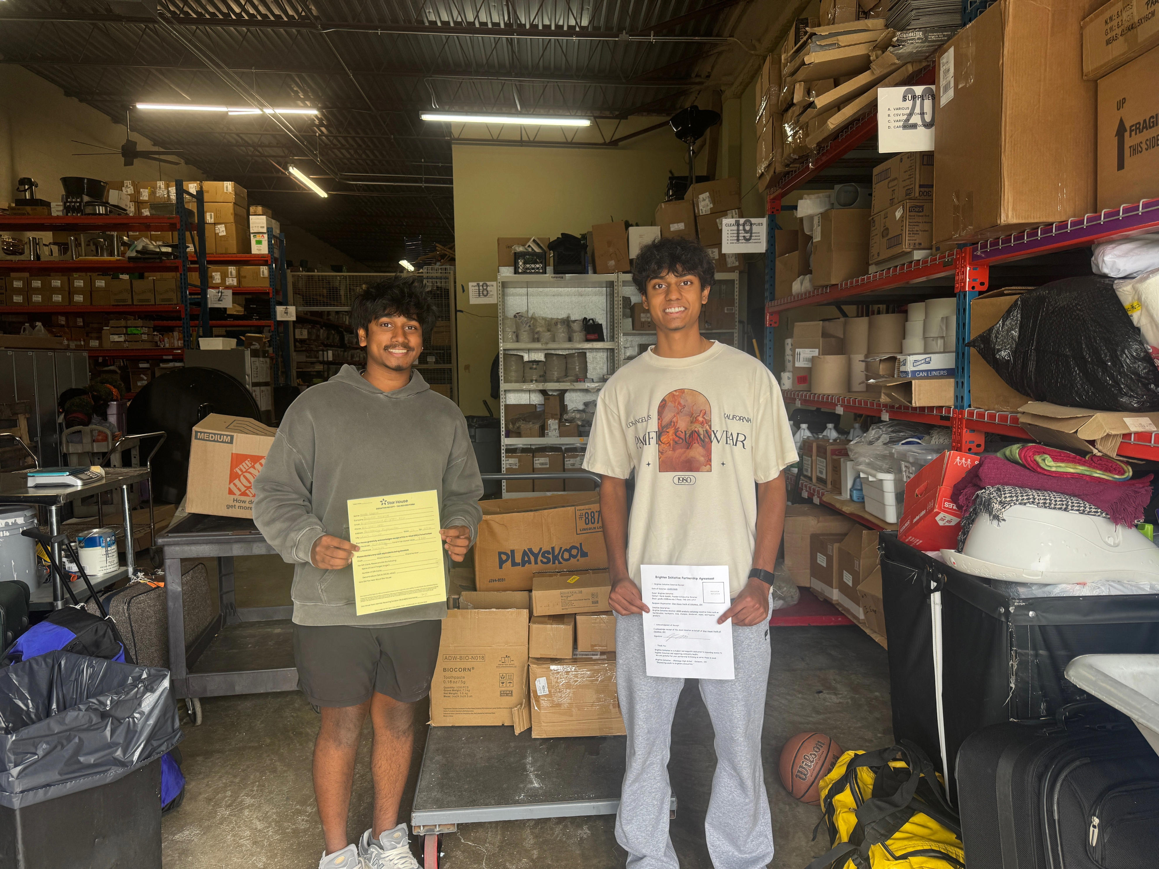 High school students start nonprofit to 'Brighten' their community