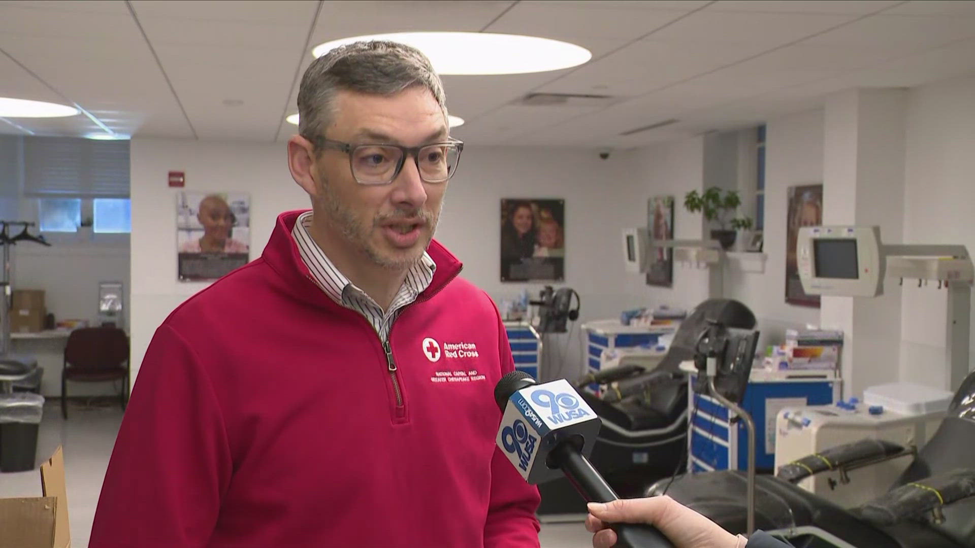 DC area Red Cross tackles blood shortage in cold weather