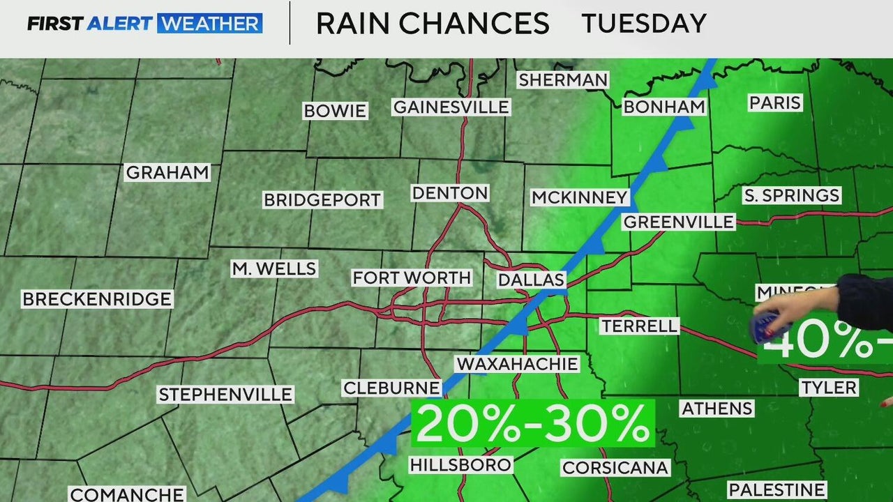 Rain chances return to North Texas after extreme cold conditions