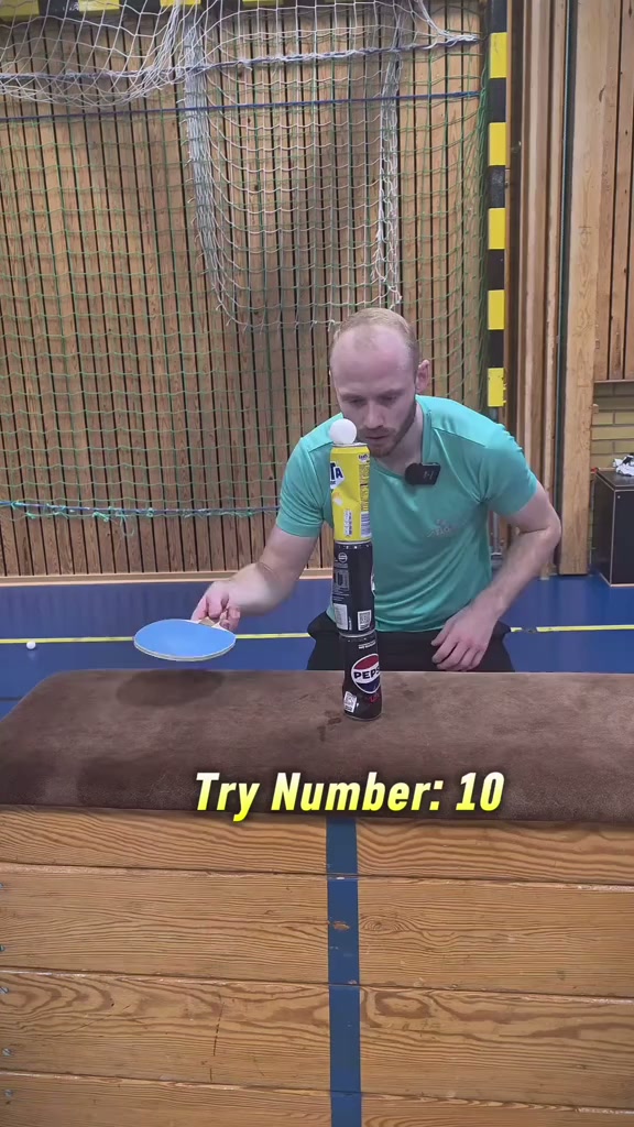 Can I beat this impossible ping pong can challenge