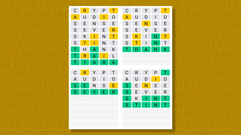 Quordle today – my hints and answers for February 2 (#1470)