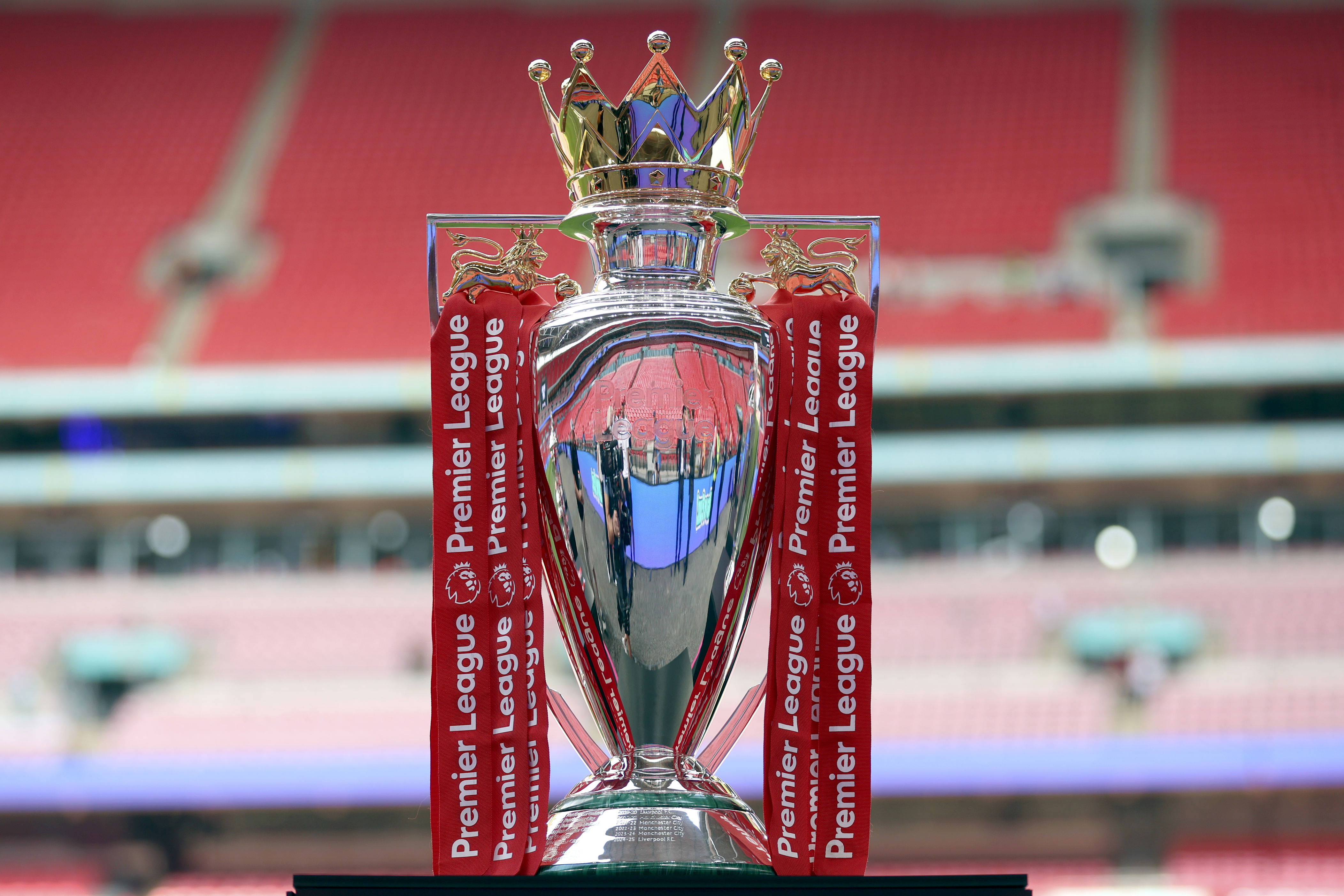 The cannon and keyboard trophies