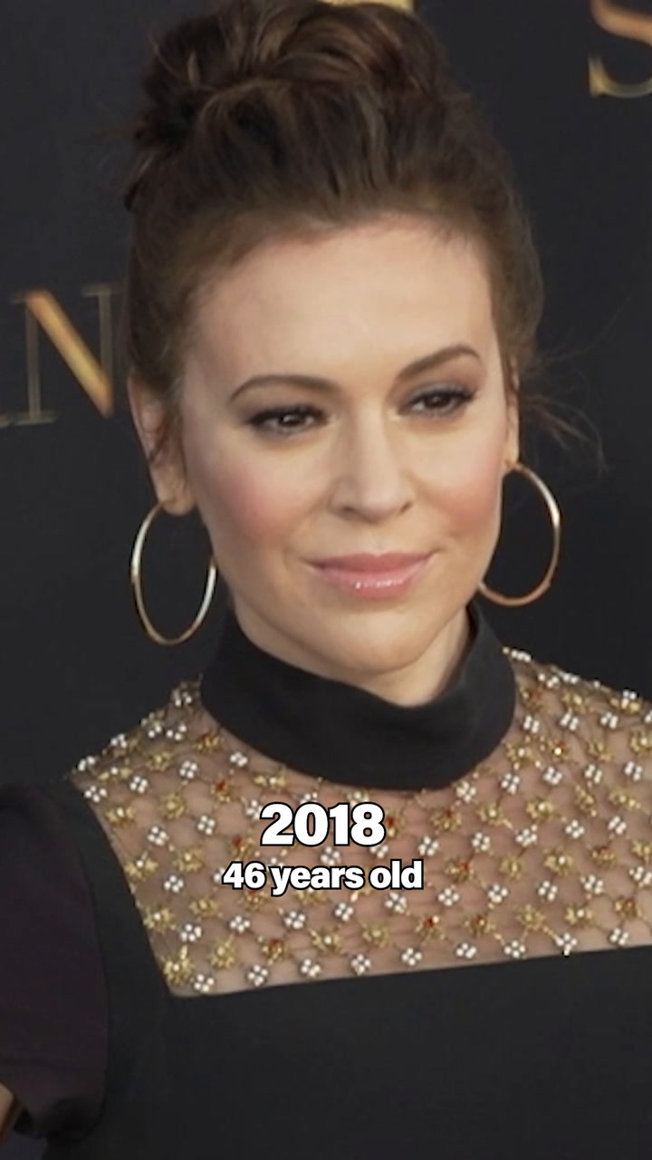 Alyssa Milano through the years #shorts