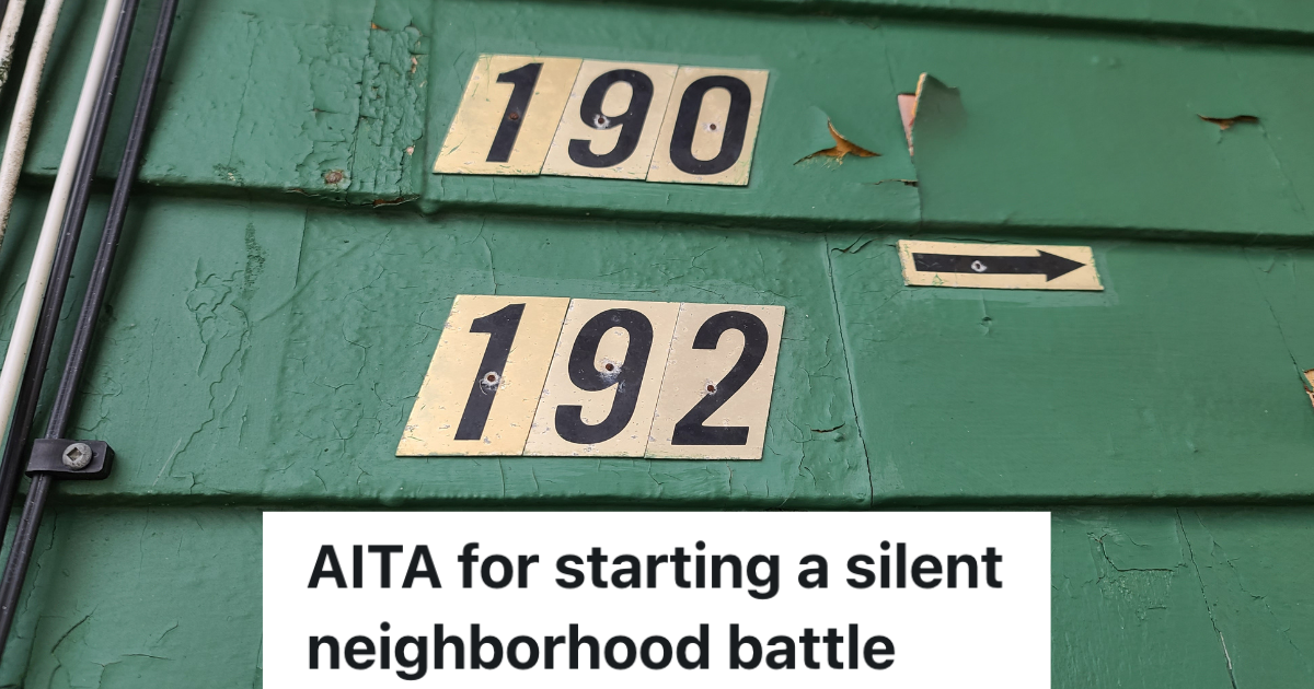 Tenant adds numbers to a post at the end of the driveway so delivery ...