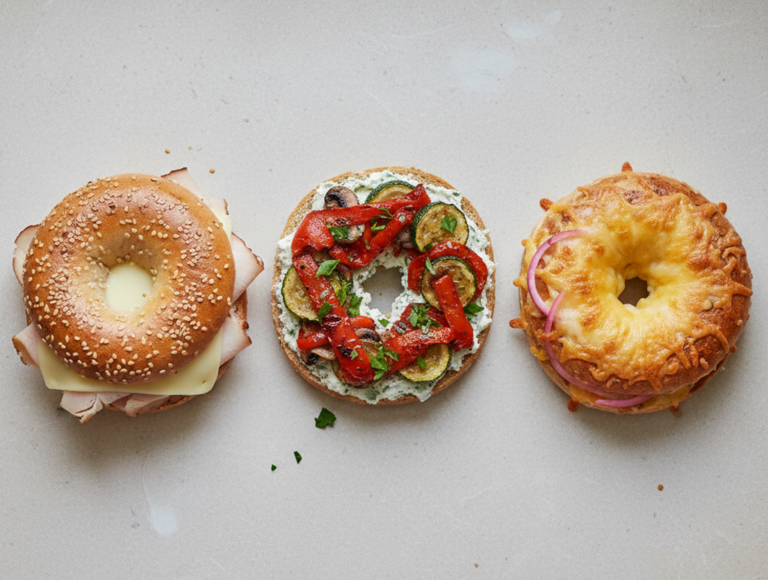 Bagel topping ideas that work for breakfast, lunch, and easy meals