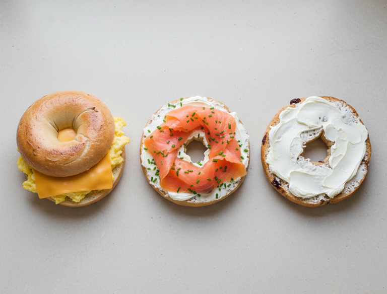 Bagel topping ideas that work for breakfast, lunch, and easy meals