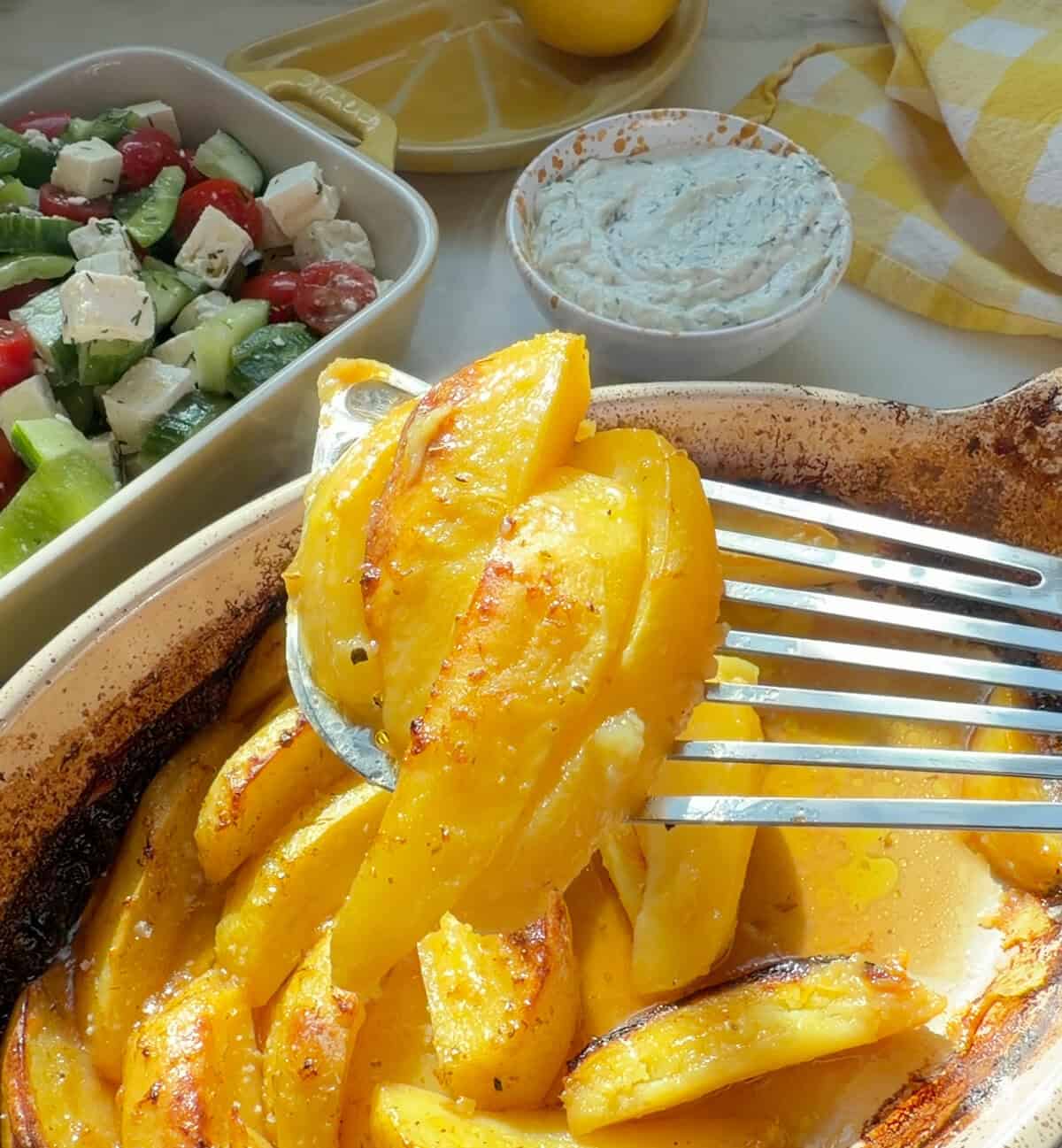 Delicious & easy: Making Greek lemon potatoes for weeknight dinners