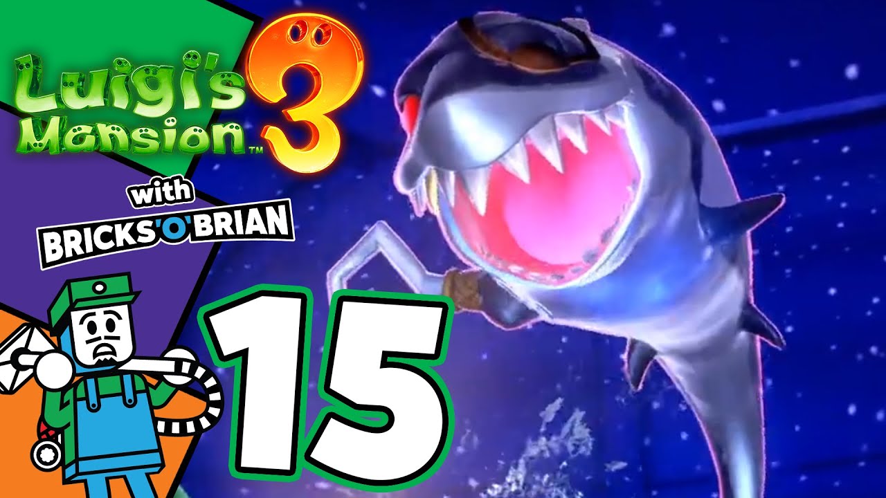 Total shark bait! - Luigi's Mansion 3 with Bricks 'O' Brian