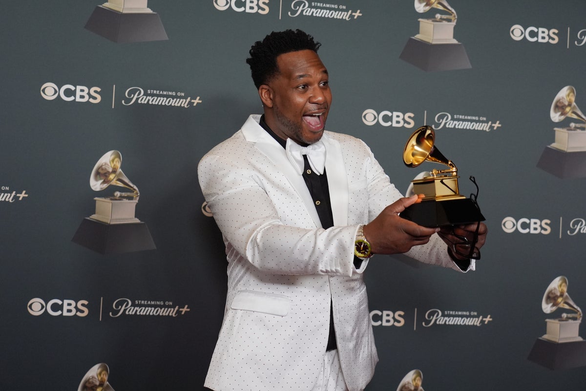 See photos of music's biggest stars arriving for the Grammy Awards