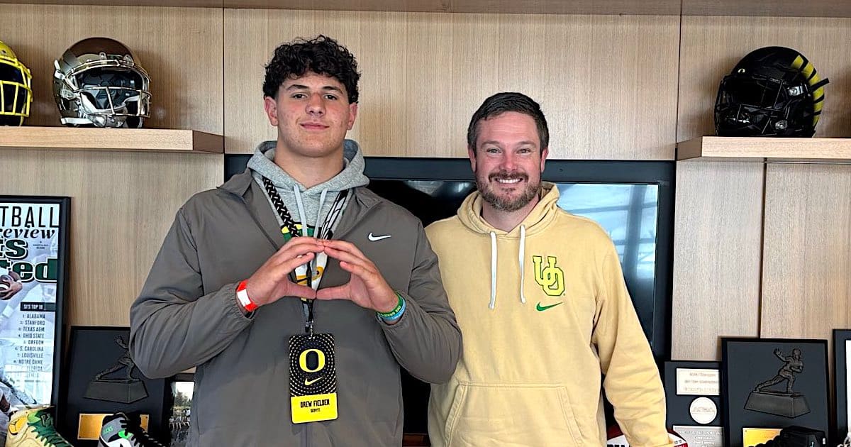 Four-star OL Drew Fielder pulls the trigger and is Big Ten bound to Oregon