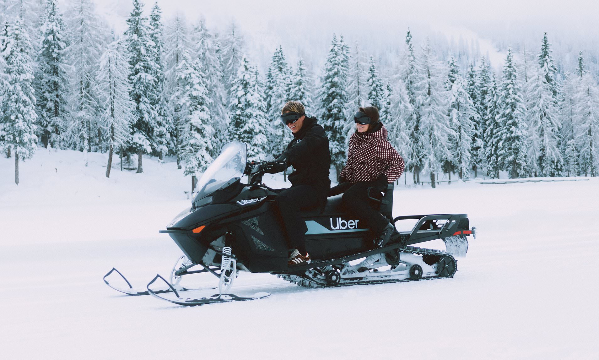 The world's first Uber snowmobiles to be launched for Winter Olympics