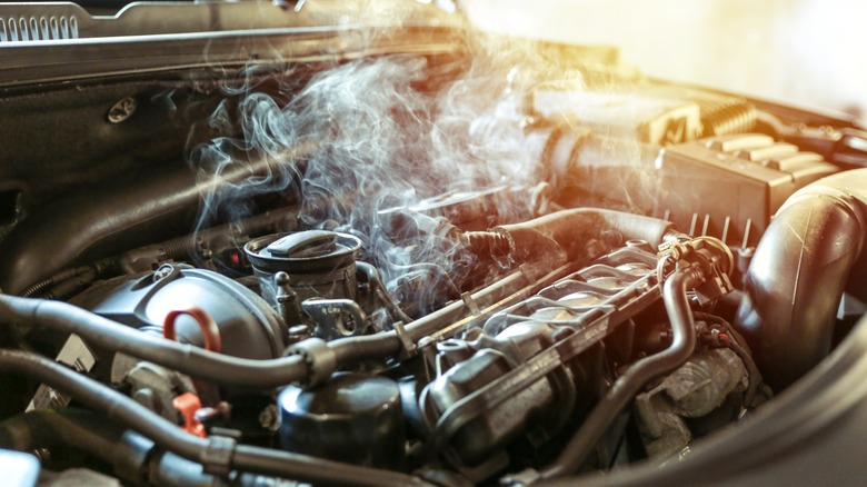 What happens to engine oil if it gets too hot?