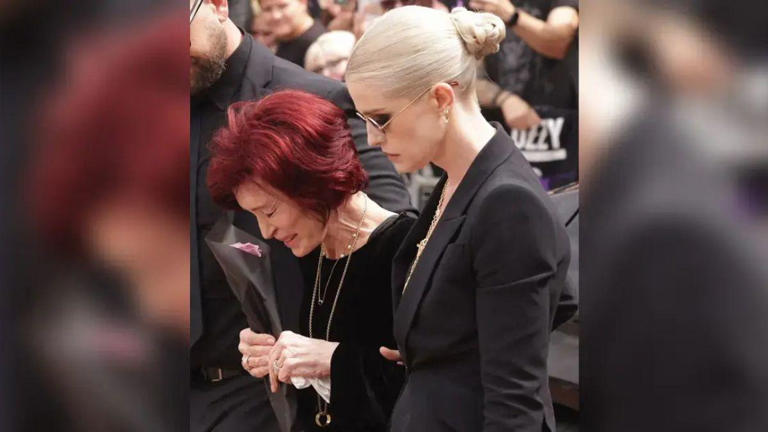 Sharon Osbourne, 73, shows off slimmed-down look at 2026 Grammy Awards ...