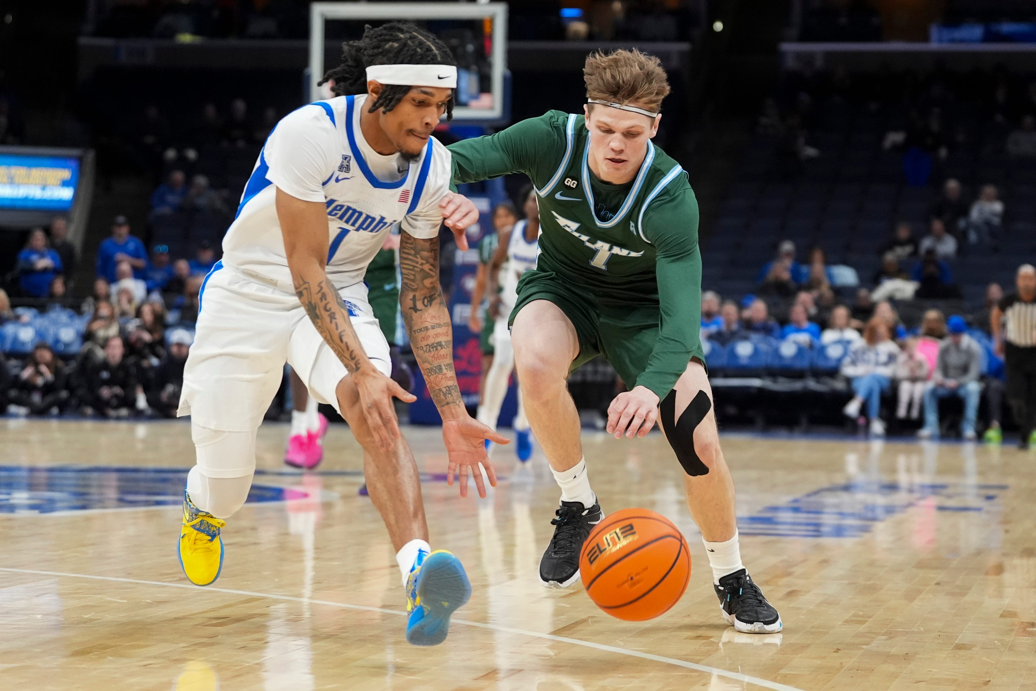 Rowan Brumbaugh, Tulane stun Memphis basketball at FedExForum