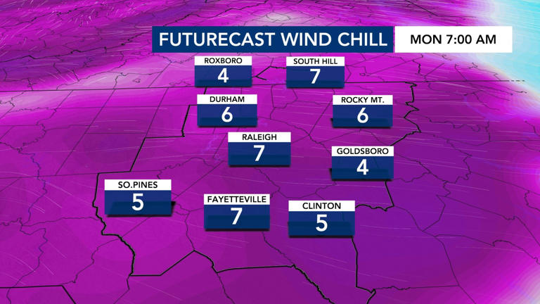 Bitter cold, icy spots on the roads expected overnight during WRAL ...