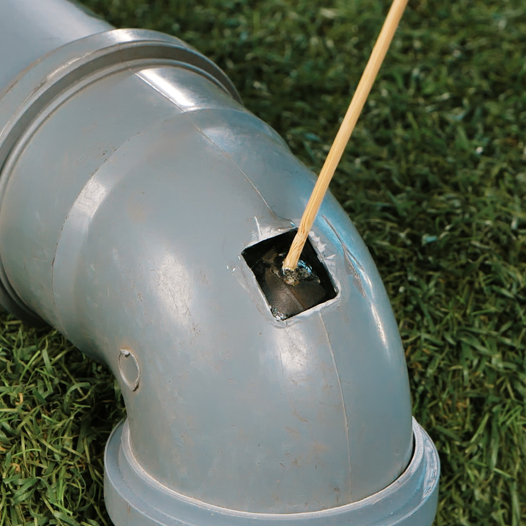 DIY trick to seal pipe holes fast🛠️
