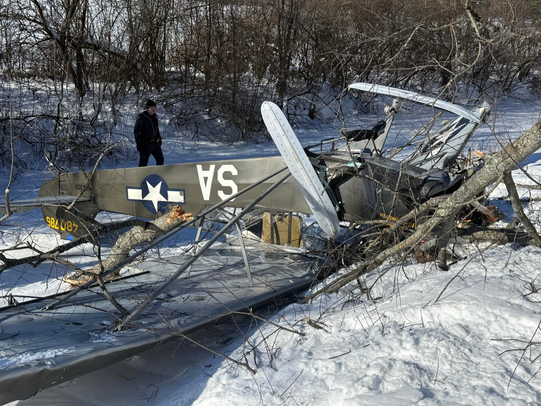 Small plane crashes in Brimfield Sunday afternoon
