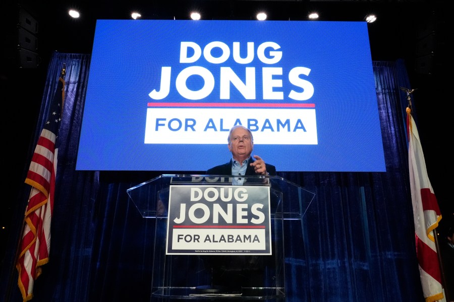 Doug Jones visits Huntsville, speaks on campaign for governor