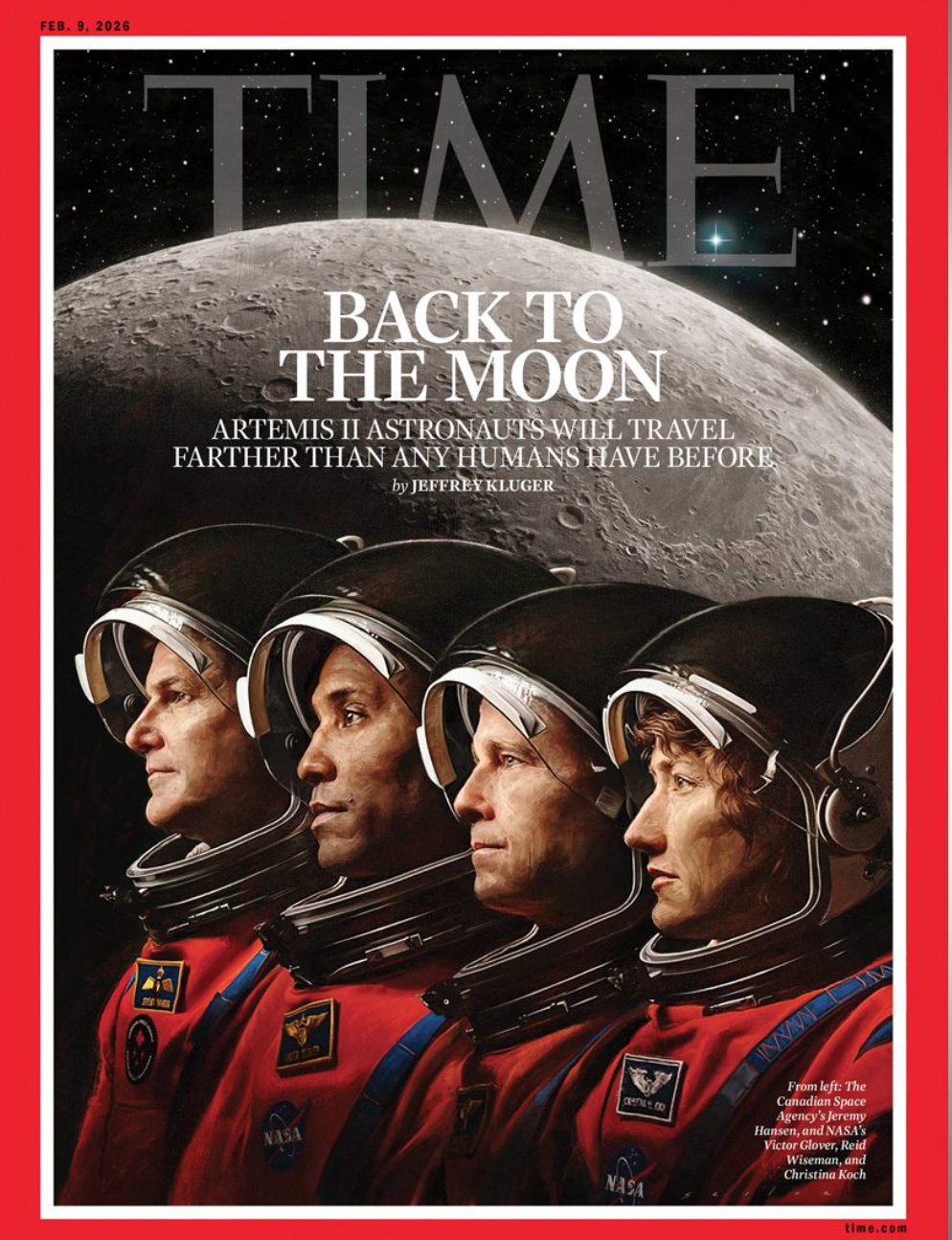 'Back to the Moon': Time magazine salutes Artemis 2 astronauts in ...