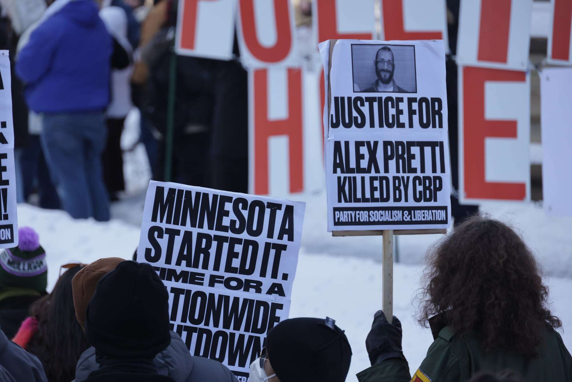 Hundreds of protesters took over downtown Cleveland streets Friday in ...