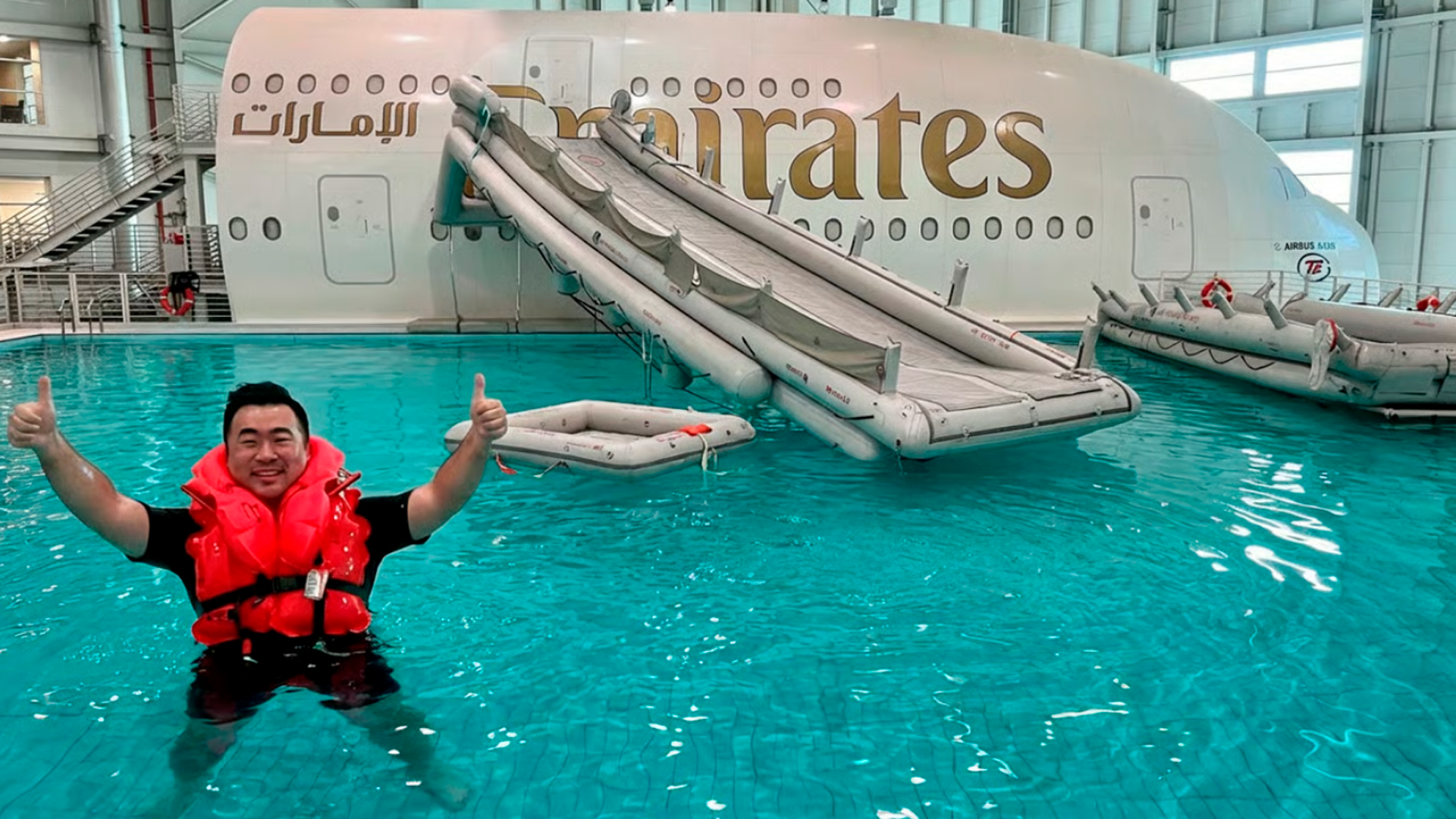 Behind the scenes of Emirates training