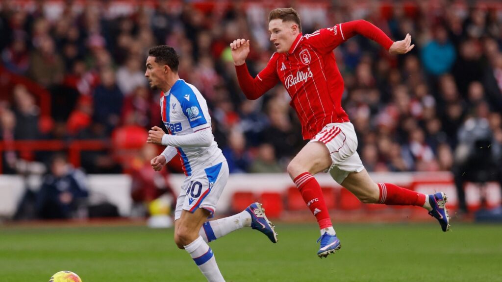 Nottingham Forest y el Crystal Palace se anulan en un duelo apasionante