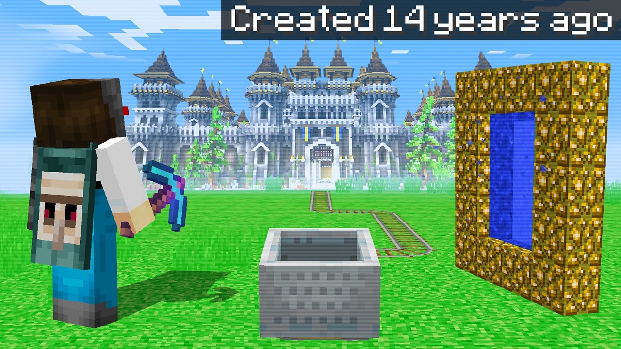I found my Minecraft world from 14 years ago