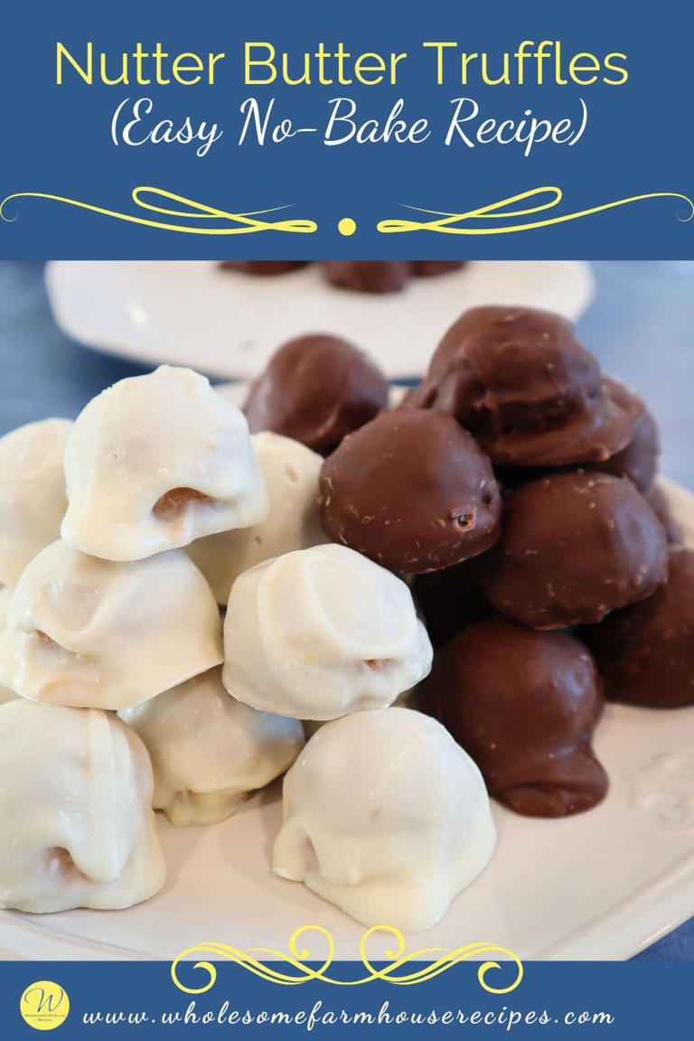 Nutter Butter truffles (easy no-bake recipe)