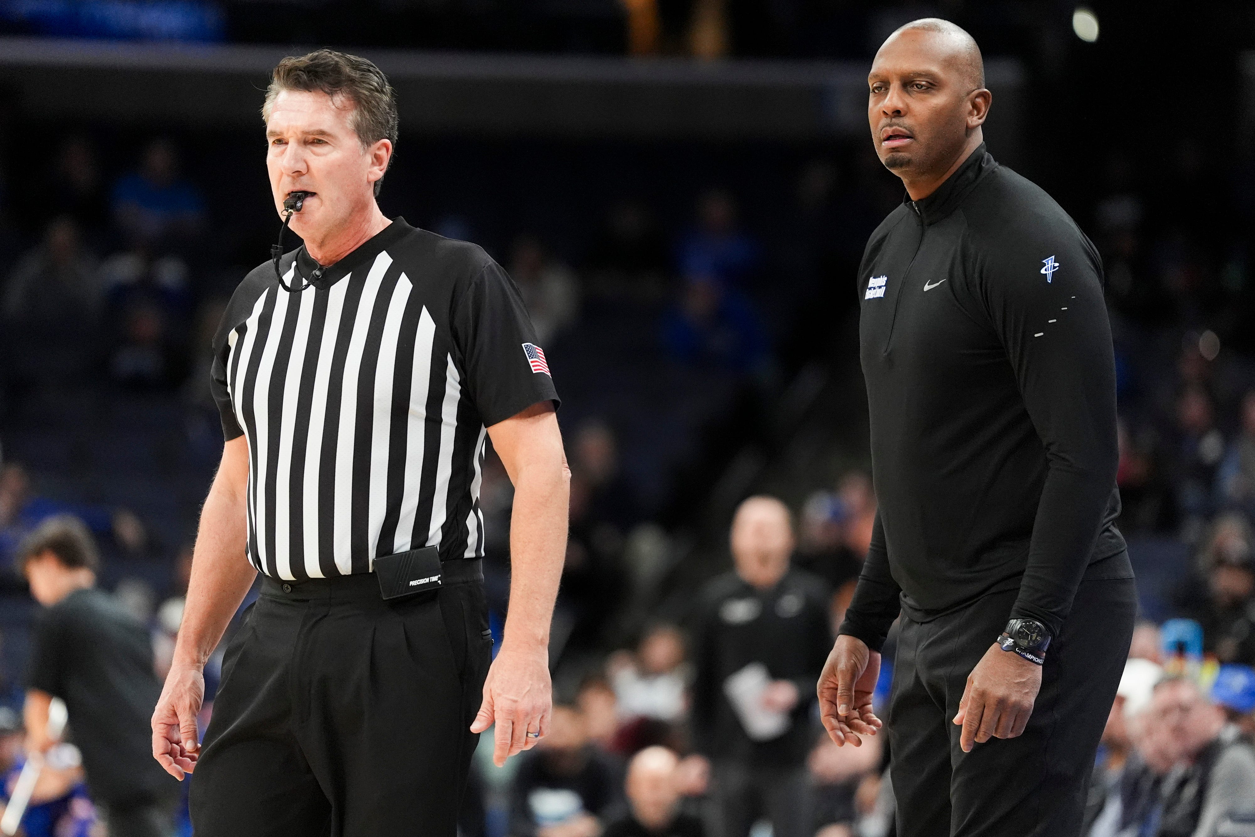 Referee Doug Shows back at it, issues double technical in Memphis vs Tulane