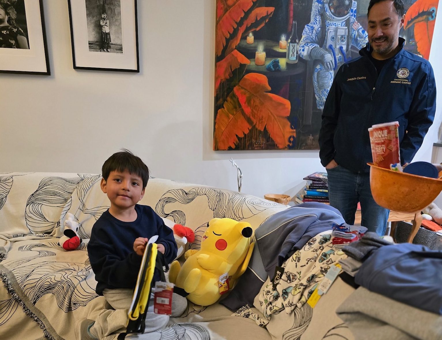 Boy in the bunny hat detained by ICE is finally allowed to return home