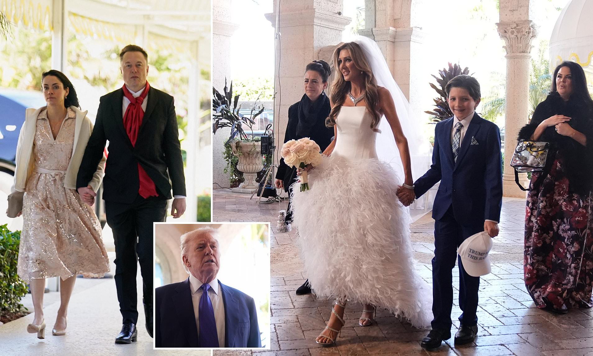 Trump throws luxurious MAGA wedding for his top aide Dan Scavino at Mar ...