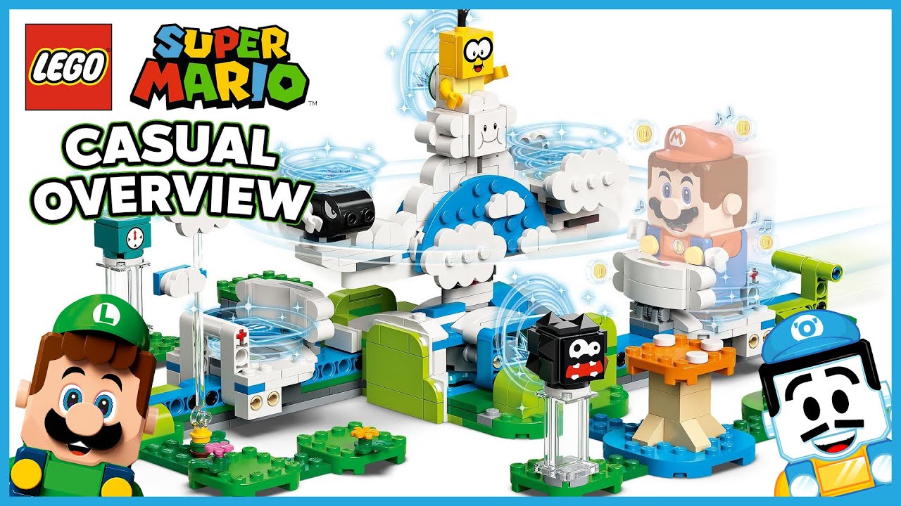 Lakitu's Sky World (71389) LEGO Super Mario overview!