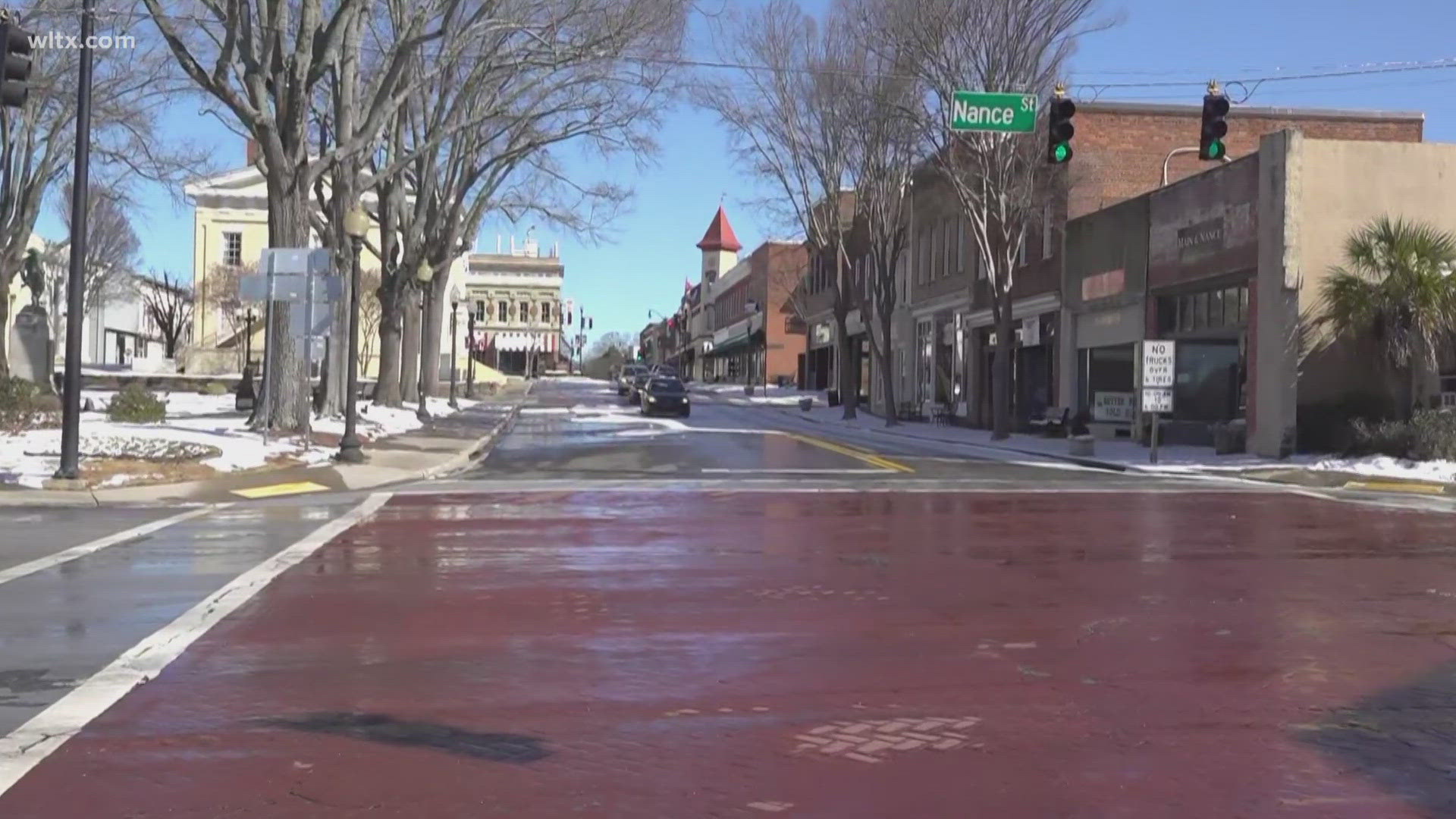A look at Newberry after a day and night of snow